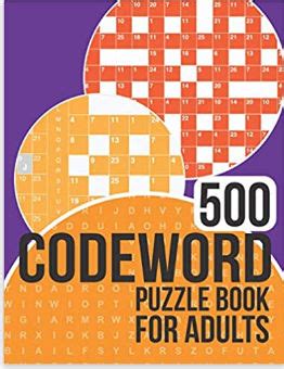 Codeword Puzzle Books For Adults