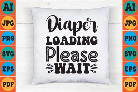 Diaper Loading Please Wait Graphic By Creative Studio 55 Creative Fabrica