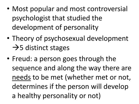 Sigmund Freuds Psychoanalytic Theory Pptx