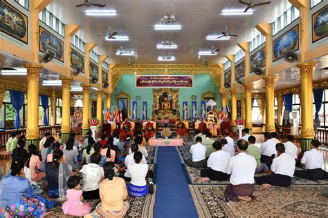 မြိတ်မြို့ လေးကျွန်းဆီမီးစေတီတော်တွင် ဥပ္ပါတသန္တိပရိတ်တော်ရွတ်ဖတ်ပူဇော