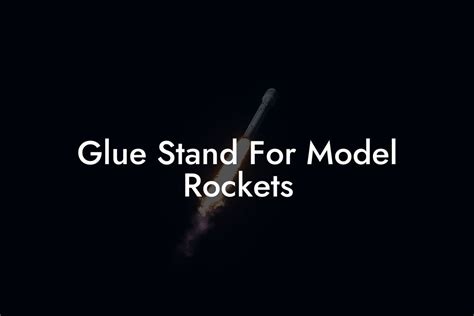 Build Your Own Model Rockets Austin Rockets