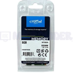 RAM P NB CRUCIAL GB DDR MHZ Tienda MICROLIDER Infor Electr