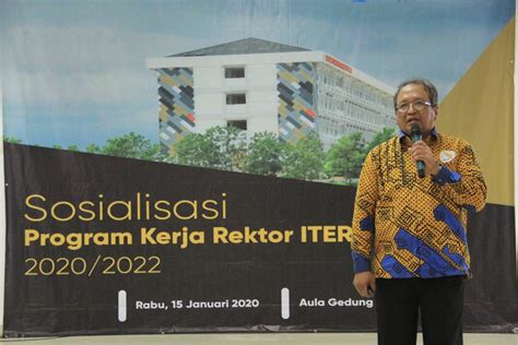 Rektor Itera Sosialisasikan Program Kerja 2020 2022 Itera