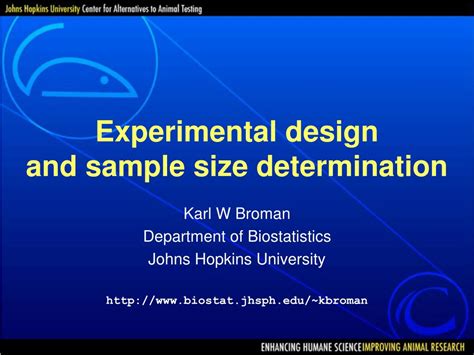 Ppt Experimental Design And Sample Size Determination Powerpoint Presentation Id253099