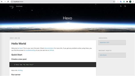 Build A Static Blog With Hexo And Github Pages A Random Blog