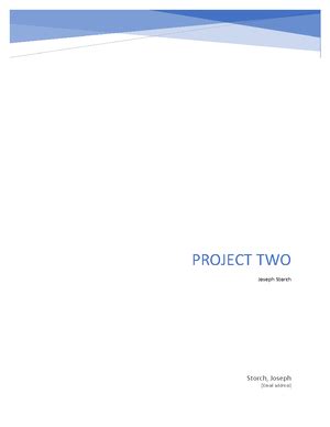 CYB220 6 2 Project Two 100 Module Six Project Submission Network Segmentation Strategy