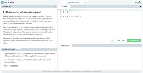 Chapter 1 In Turkish Language · Issue 53 · Datacampcourses Introduction To R · Github