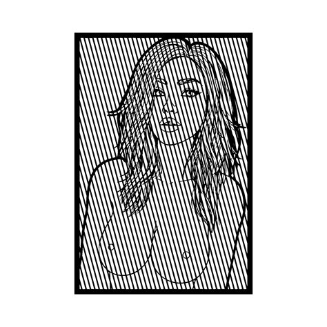 👩 Topless Woman Sexy Wall Art・free Stl File For 3d Printing・cults