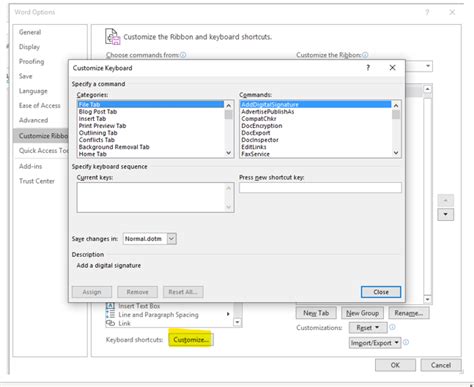 Create Shortcut Keys In Word Archives Shortcuts For Microsoft Office