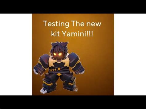 Testing New Yamini Kit Roblox Bedwars Youtube