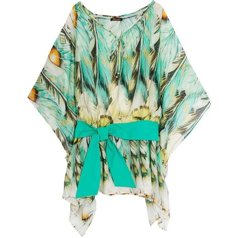 Roberto Cavalli Printed Cotton Top With Asymmetric Lattice Trim