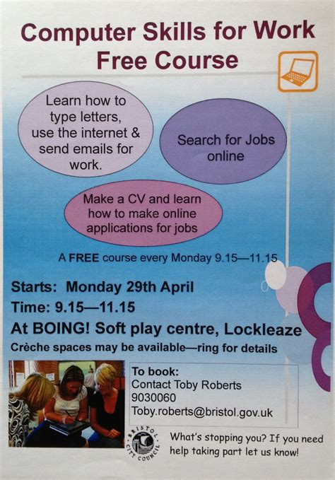 In This Together Computer Skills For Work Course Scheduled For End Of April