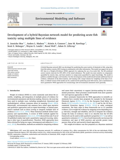 Pdf Development Of A Hybrid Bayesian Network Model For Predicting