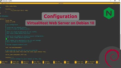 7 Konfigurasi Virtualhost Web Server Nginx Di Debian 10 Youtube