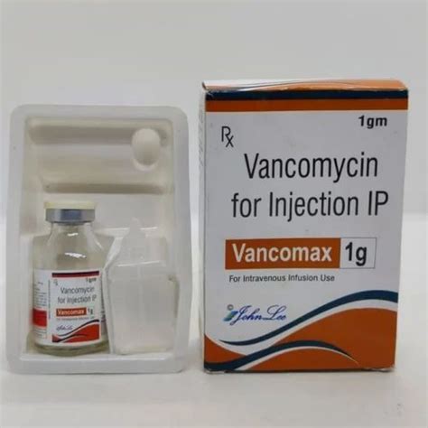 Vancomycin Injection 1gm Vial Treatment Bacterial Infections At Rs
