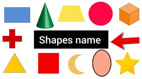 Shapes Shapes Vocabulary Shape Names In English With Pictures Shapes