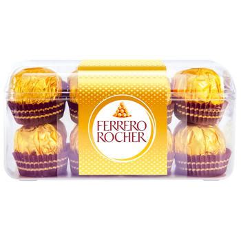 Цукерки Ferrero Rocher 200г - замовити найкращі з METRO