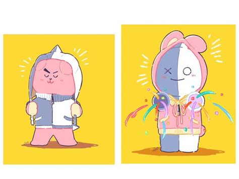 Pin De H En Bt21 Dibujos Cute Ilustraciones Bocetos