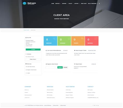 Responsive Hosting Template Html Whmcs By Websatnet Fiverr