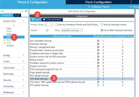 Stm32cubeide Exti Interrupt Học Arm