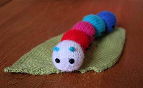 Free Knitting Pattern For A Caterpillar Toy