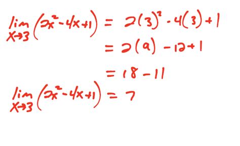 1 2 Limits By Substitution Calculus
