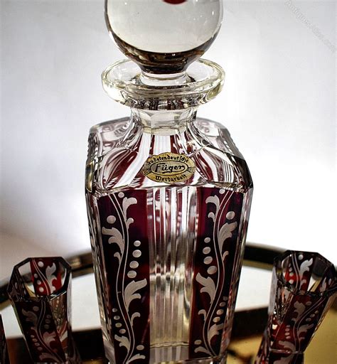 Antiques Atlas Art Deco Cut Glass Decanter Set
