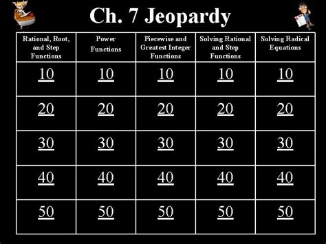 Ch 7 Jeopardy Rational Root And Step Functions