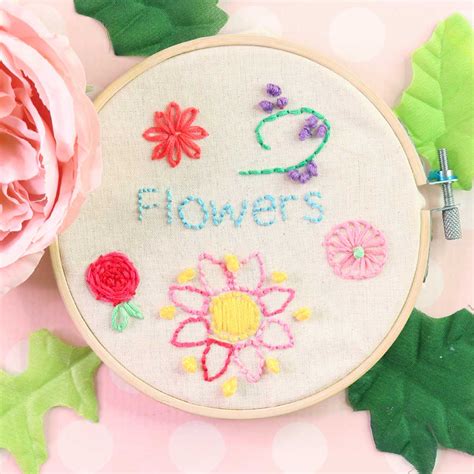 How To Embroider A Simple Flower At Connie Talbert Blog