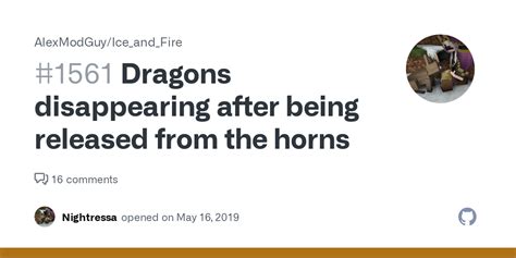 Dragons Disappearing After Being Released From The Horns · Issue 1561 · Alexmodguy Ice And Fire