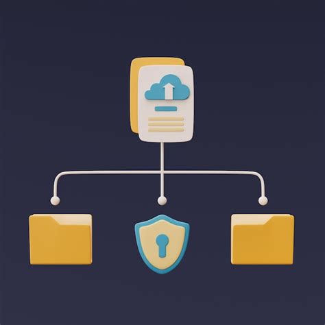 Premium Photo Cloud Storage Technology Concept With Document And Folder Iconcloud Data