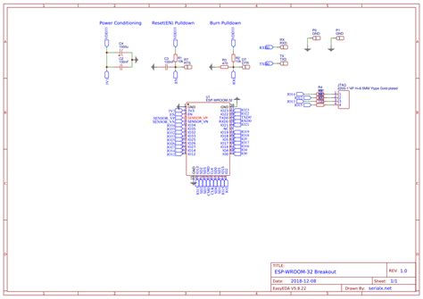 ESP32 ESP WROOM 32 Mini EasyEDA