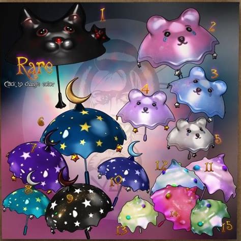 Second Life Marketplace 5 Yokai Imagination Umbrella Mouse White