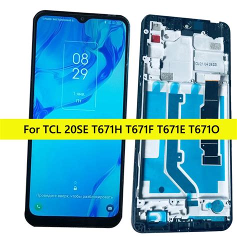 100 New 6 82 Lcd Display Replacement Panel For Tcl 20se T671h T671f T671e Digitizer Touch