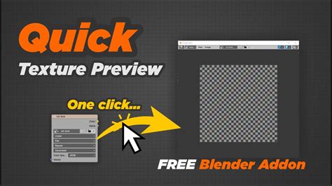 quick texture preview free blender addon released scripts and