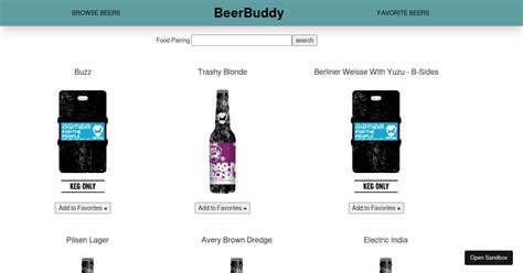 Redux Page Codesandbox