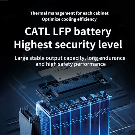 Modular And Flexibly Scalable Catl Lfp Cell Outdoor Energy Storage Cabinet