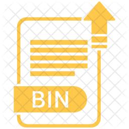 Bin File Icon Download In Flat Style