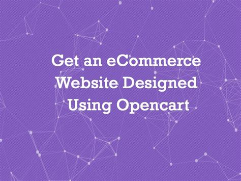 full functional ecommerce website built using opencart upwork