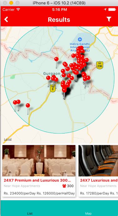 React Native How To Recognise The Current Element On Screen In Listview Horizontal Stack