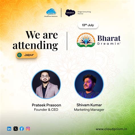Cloudprism Solutions On Linkedin Bharatdreamin Jaipur