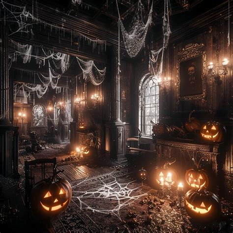 Halloween Themed Haunted Mansion Interior Images Free Download On Freepik