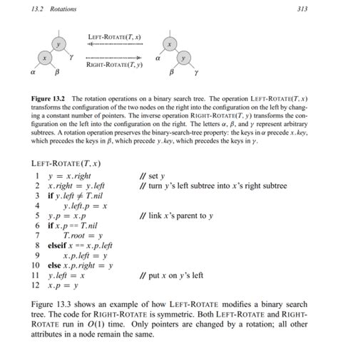Solved Consider The Algorithm Left Rotate On Page 313 Of The