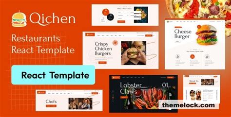 Qichen Fast Food And Restaurant React Nextjs Template Premium Themes And Templates