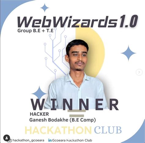 Ganesh Bodakhe On Linkedin Hackathon Webdevelopment Html Css