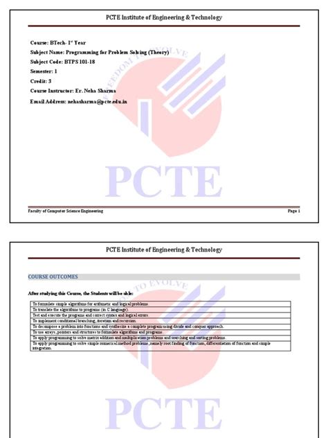 Course Module Pps Theory Pdf