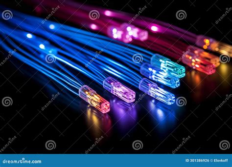 it technology high speed fiber cables used for high speed broadband