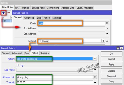 Firewall Address List Mikrotik