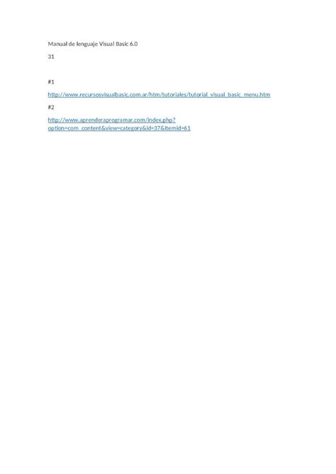 Docx Manual De Lenguaje Visual Basic 6 Dokumentips