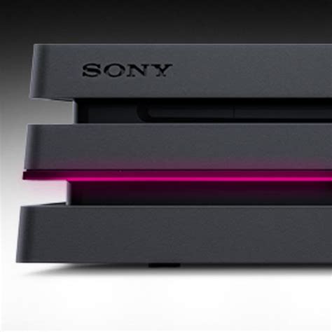 Ps4 Pro Power Light Decal Pink Flamingtoast